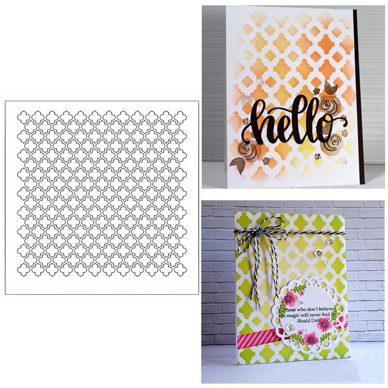 6*6 tommer bølget fiskeskala serie hjerter starbur... – Grandado