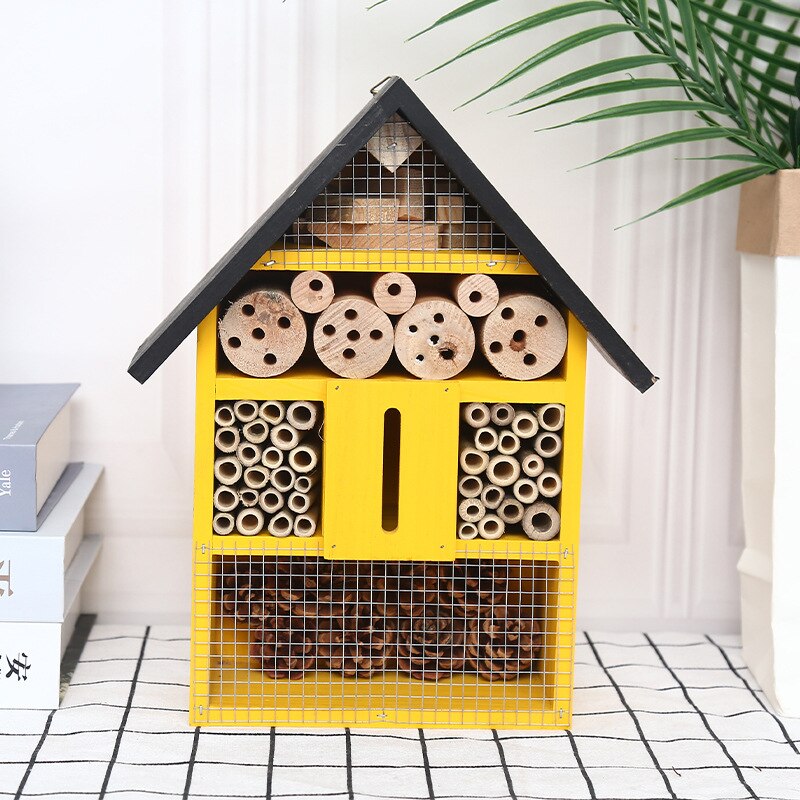Garden Wooden Insect House Insect Bee House Outdoo... – Grandado