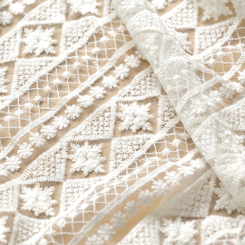 150cm wide 1meter/lot white Thin Mesh Lace Fabric ... – Grandado