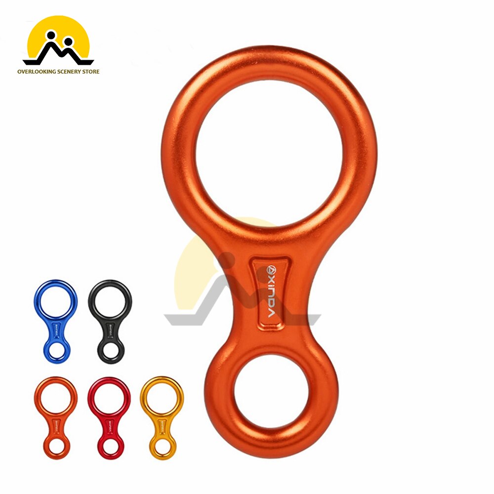 Rock Climbing 8-Shape Eight Ring Abseiling Device ... – Vicedeal