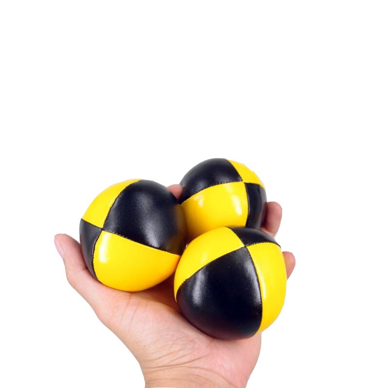 Thud Juggling Balls 3 Pcs Yellow Black PU Thud Jug... – Grandado