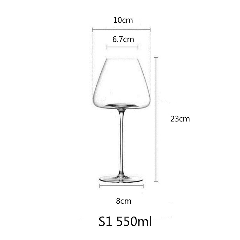 Copa de vino tinto ligera y fina de 250-600Ml, cop... – Grandado