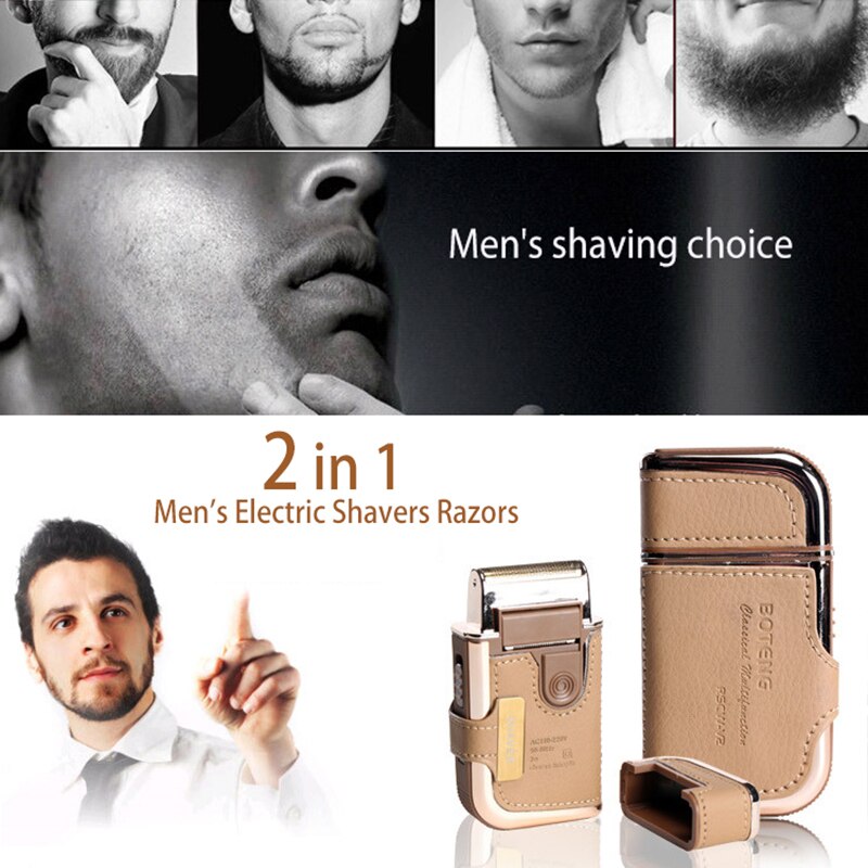 2 In 1 Mannen Elektrische Scheerapparaat Scheerapp... – Vicedeal