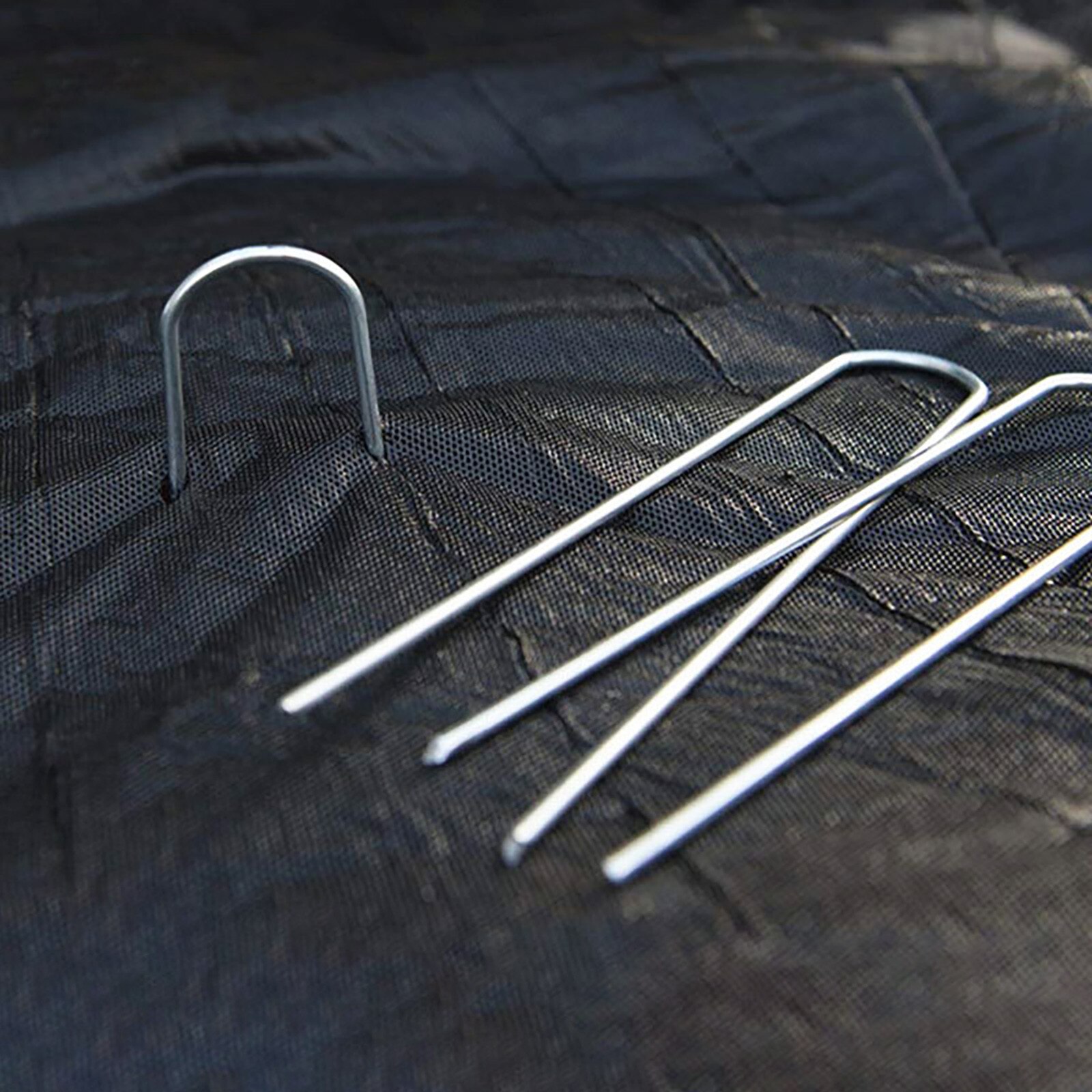 50PCS/Pack Garden Peg Silver Metal U-Shape Garden ... – Grandado