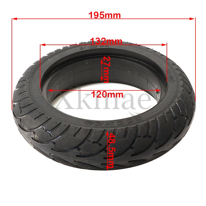 200 x 50 (8x2) TIRE solid/foam filled tire 200x50 ... – Grandado