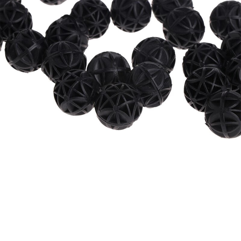 100 Pcs 16mm Aquarium Bio Balls Filter Media Wet D... – Grandado