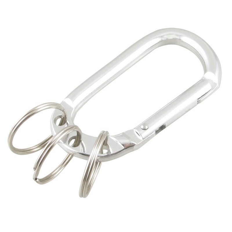 Hiking Camping Spring Loaded D Shaped Carabiner Ho... – Vicedeal