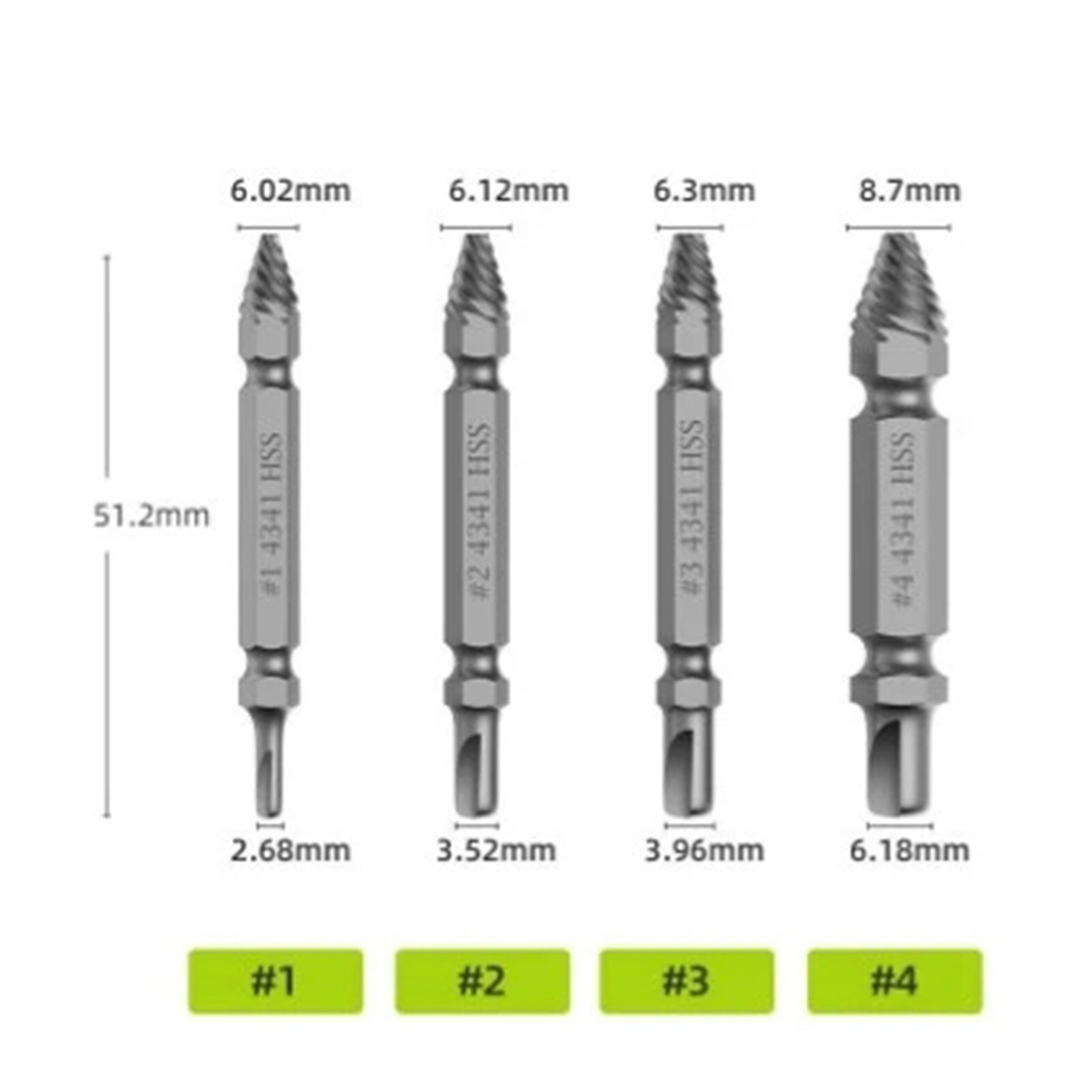 Material Damaged Screw Extractor Drill Bits Guide ... – Grandado