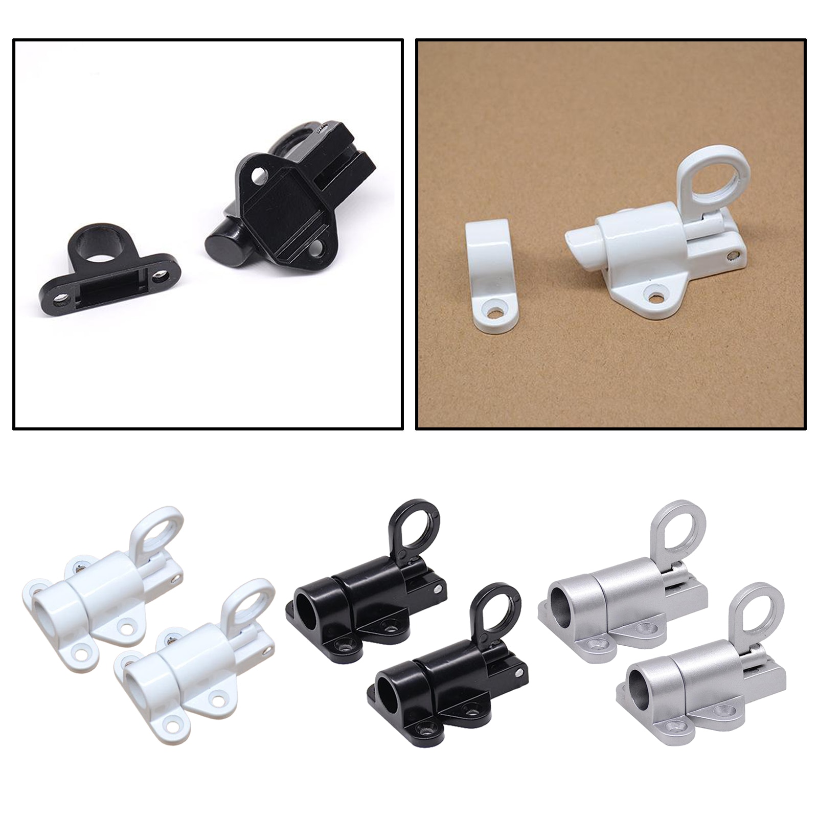 2pcs Metal Door Latch Lock Attic Door Window Gate ... – Grandado