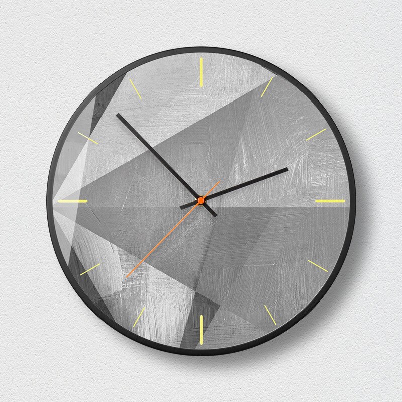 Reloj de pared grande de Metal nórdico geométrico ... – Grandado