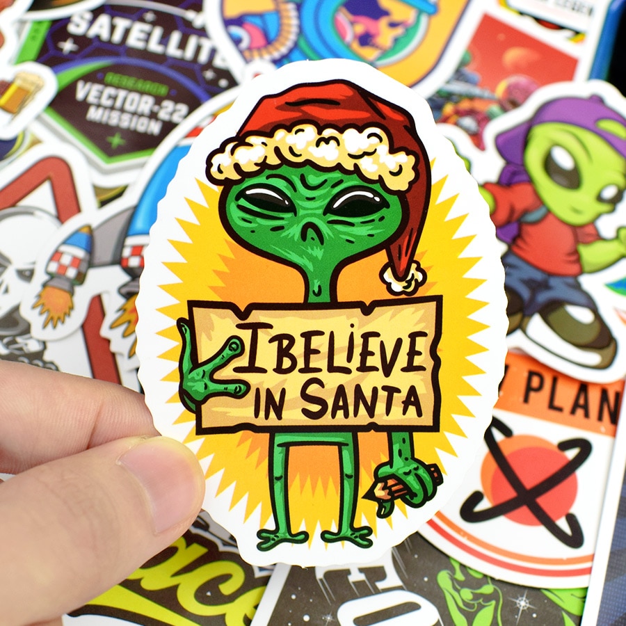 25 PCS Outer Space Stickers Toys for Children Alie... – Grandado