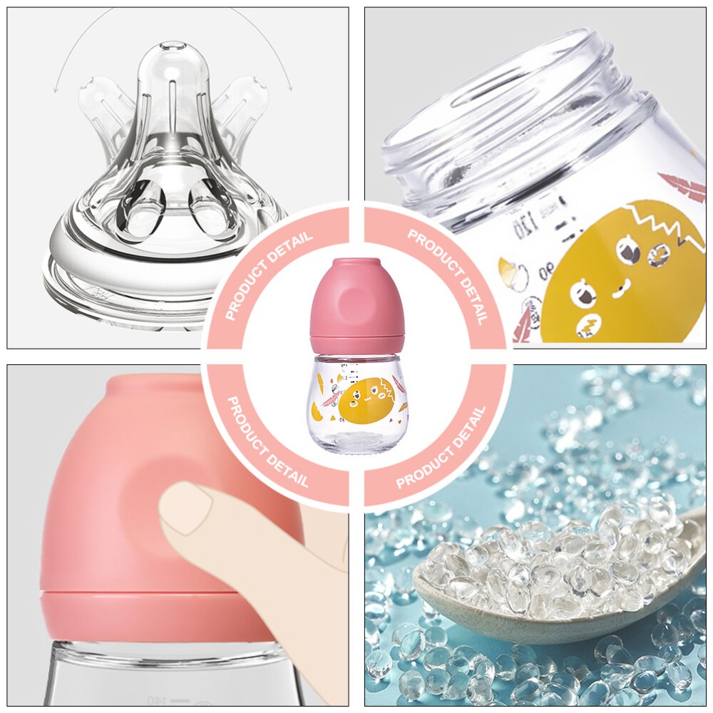 Glass Baby Bottle Portable Babyfruit Bottles Pract... – Vicedeal