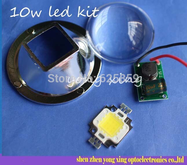 Lente led de 44mm + Controlador led de 10w 12v + c... – Grandado