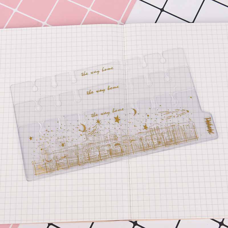 3 Pcs/set Gold Foil Index Divider 6 Holes Binder P... – Grandado