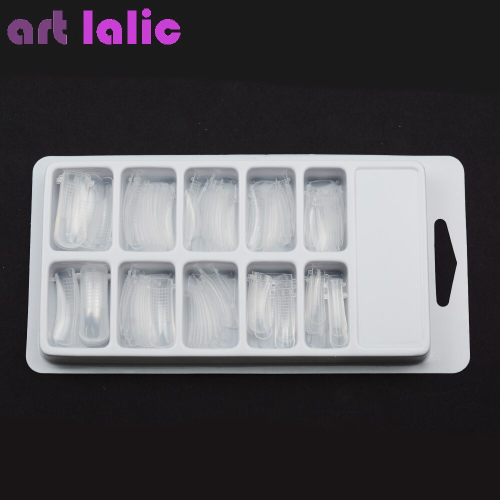 100 Pcs Quick Building Mold Tips Nail Dual Forms F... – Grandado