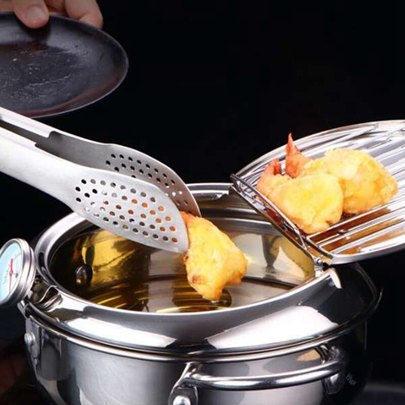 Kitchen Deep Frying Pot Thermometer Tempura Fryer ... – Grandado