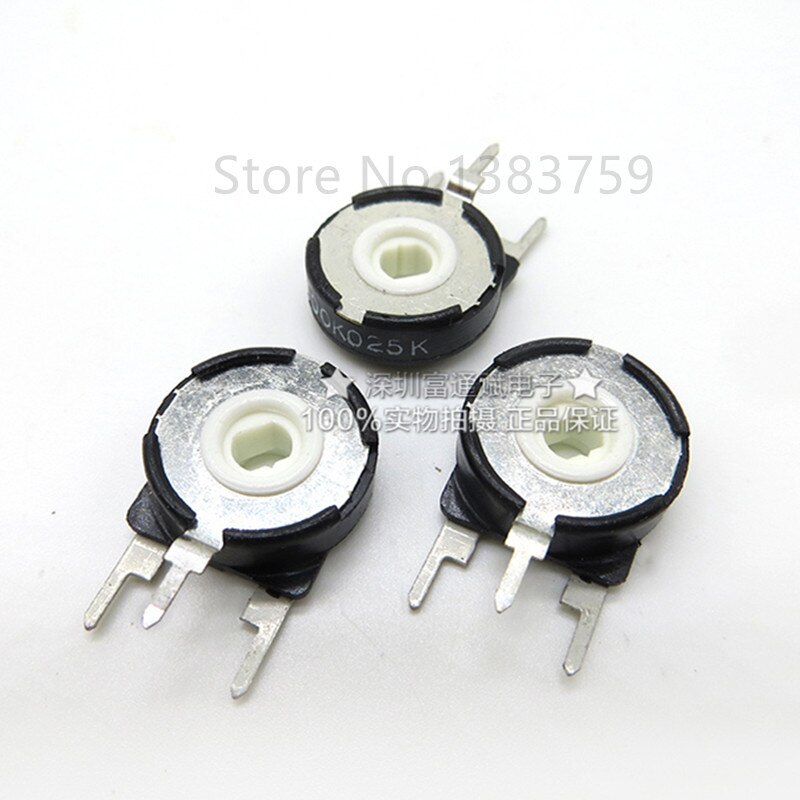 5pcs Variable Resistor PT15-100K 104 Vertical Elli... – Grandado