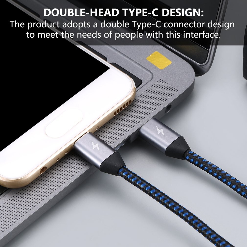 Double head type c data cable C to C male to male ... – Grandado