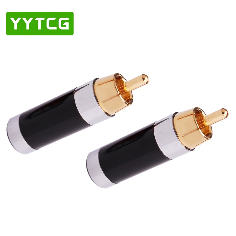 YYTCG 4 PCS ATAUDIO Hifi RCA Plug Gold-plated RCA ... – Grandado
