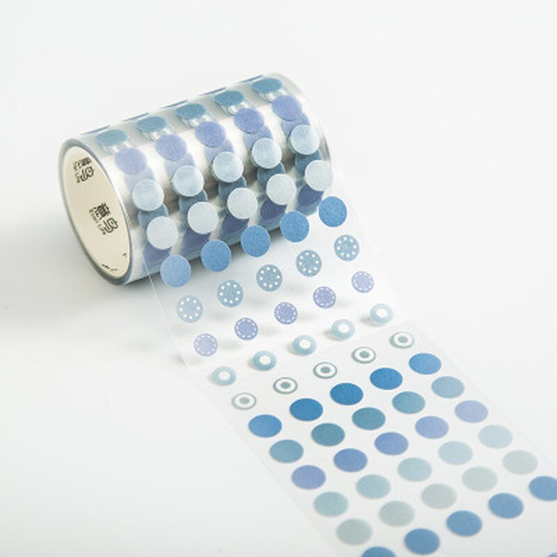 1250 Pcs Roll Dots Washi Tape Round Stickers Dot S... – Grandado