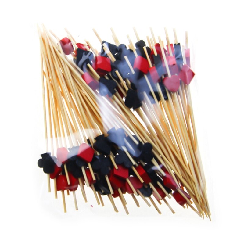 100pcs 12cm Disposable Bamboo Fork Buffet Fruit De... – Grandado