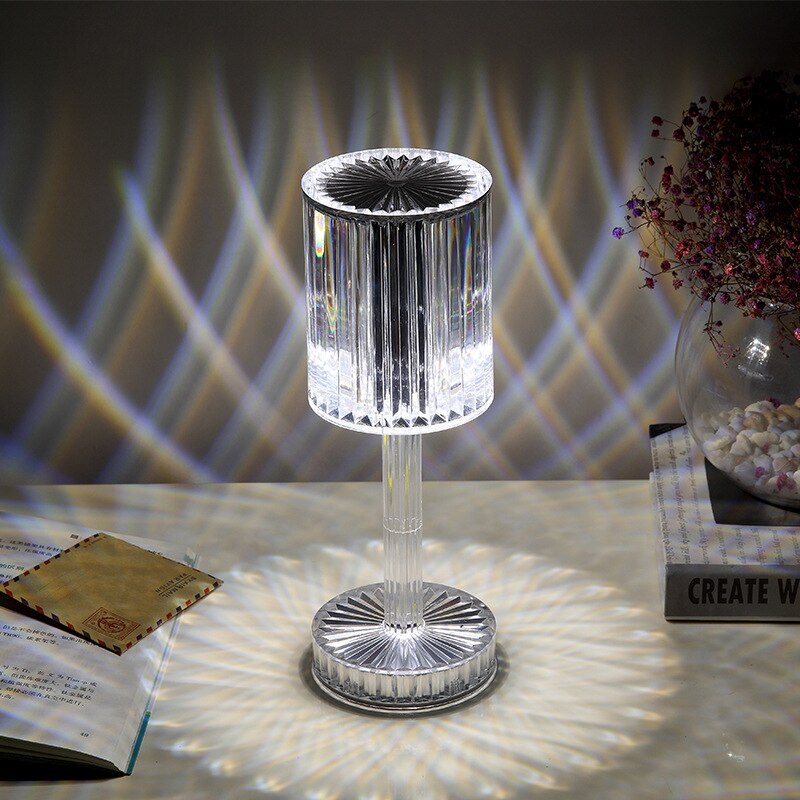 Crystal Table Lamp Hotel Decoration Diamond Table ... – Grandado