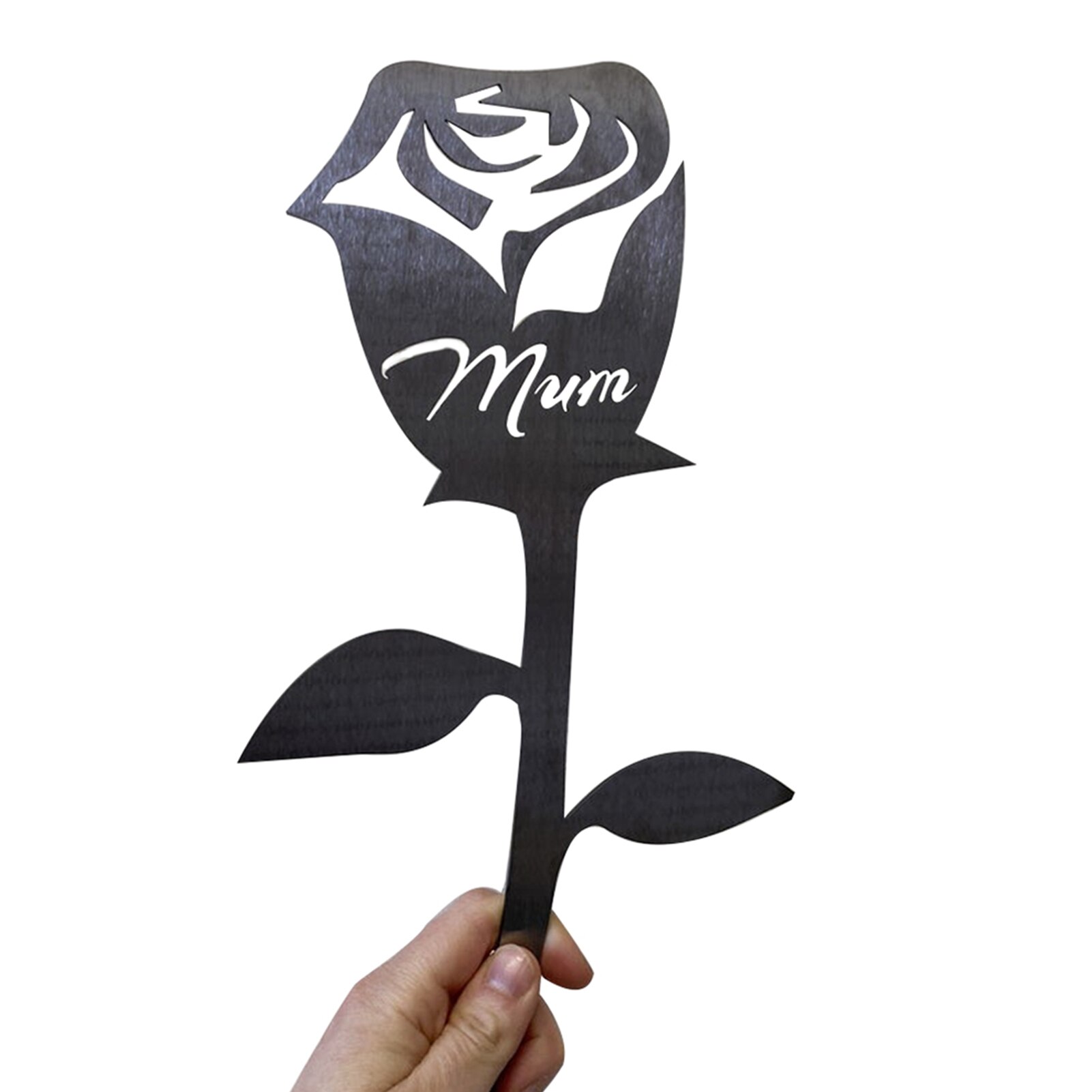 Ornament Steel Flower Rose Mothers Day Indoor Outo... – Grandado