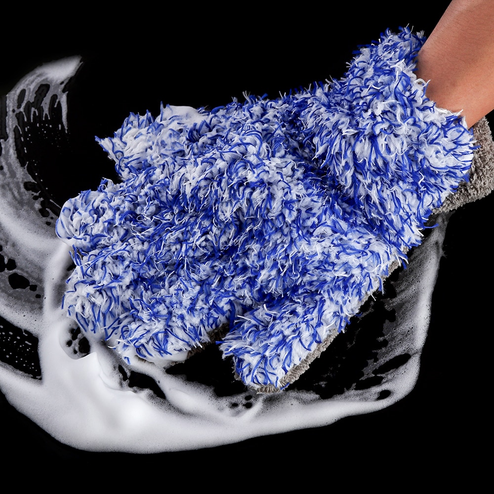 Car Cleaning Glove Wheel Rim Scrub Wash Microfiber... – Grandado