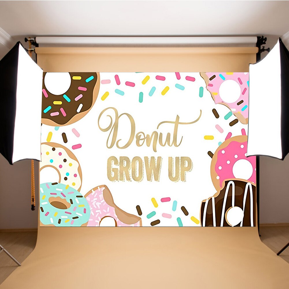 Party Backdrops Delicate Cute Doughnut Candy High ... – Grandado