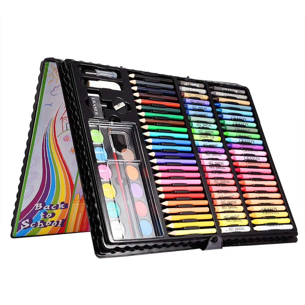 1Set 168 PCS Color Pens Colorful Pencil Wax Crayon... – Grandado