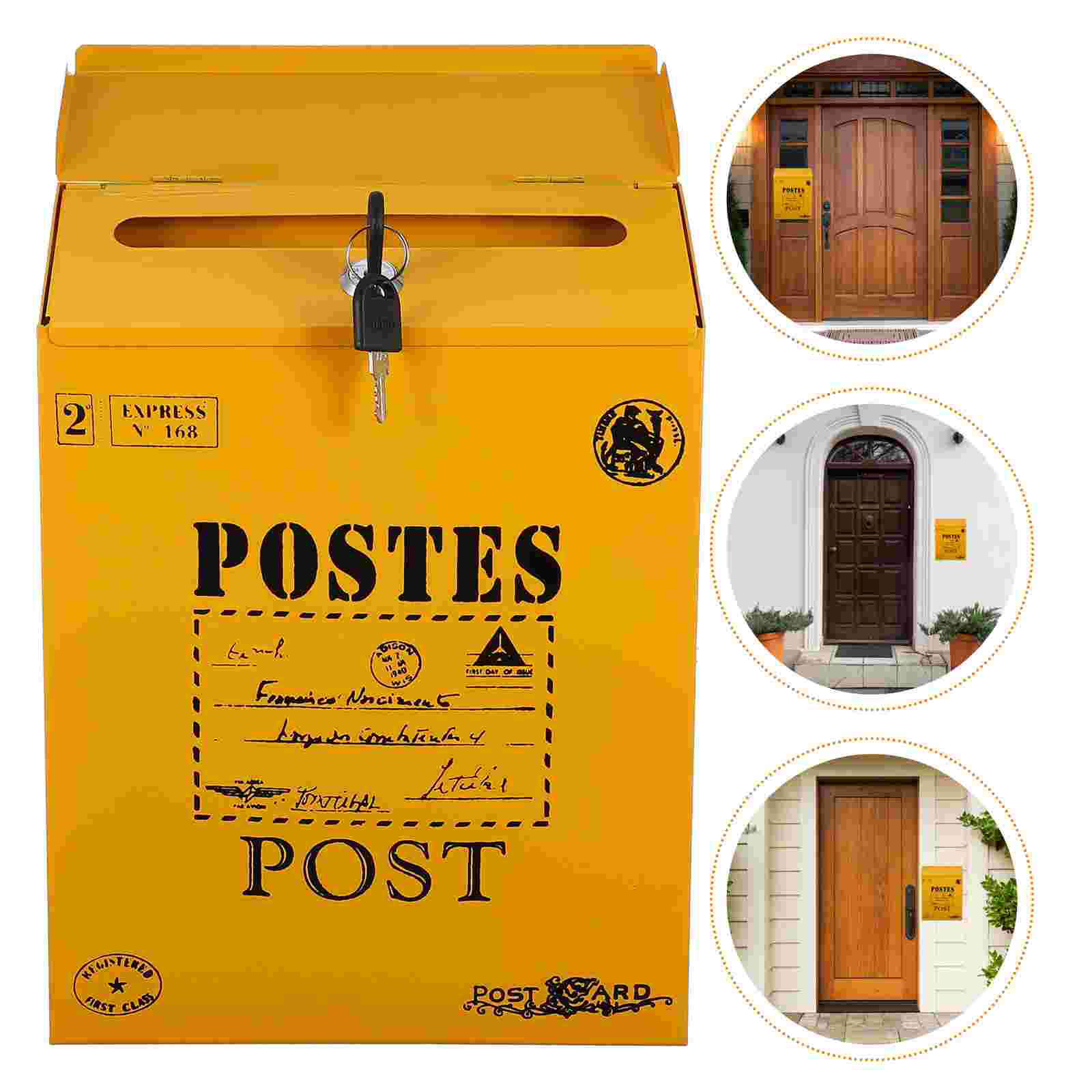 1 Pc Locking Letter Box Vintage Suggestion Box Loc... – Grandado