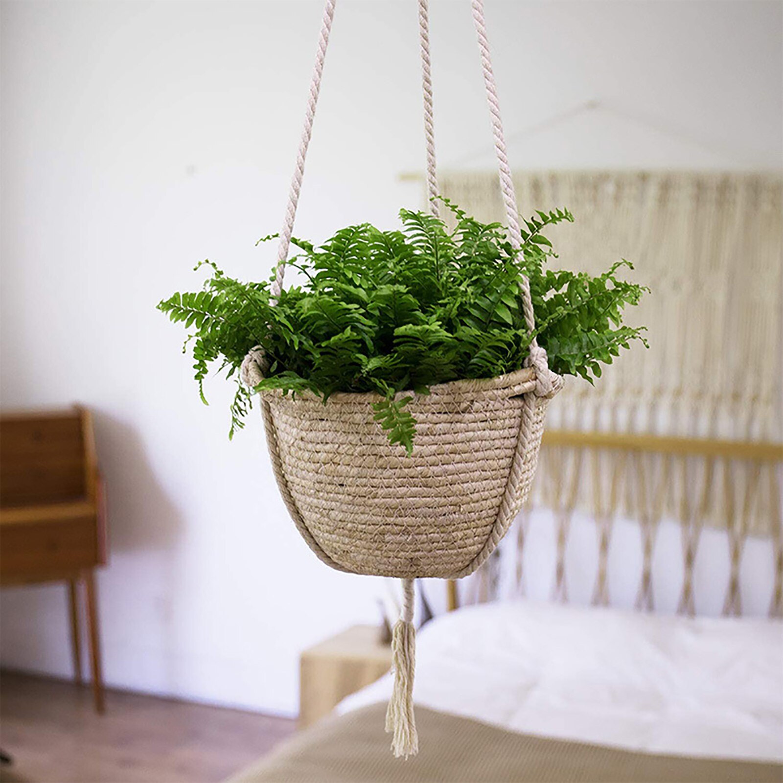 Garden Plant Hanger Nordic Jute Rope Hanging Plant... – Grandado