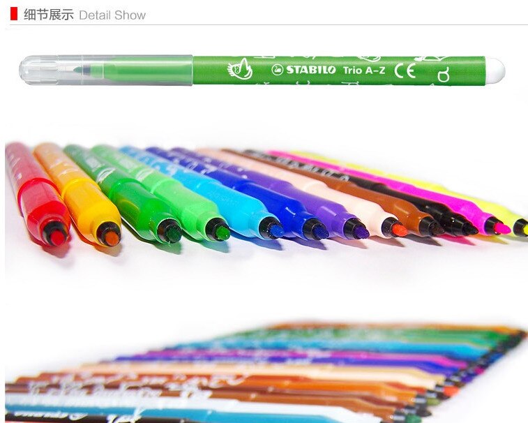 (pack of 12 pcs) 12 colors Stabilo pen 378 - 12 wa... – Grandado