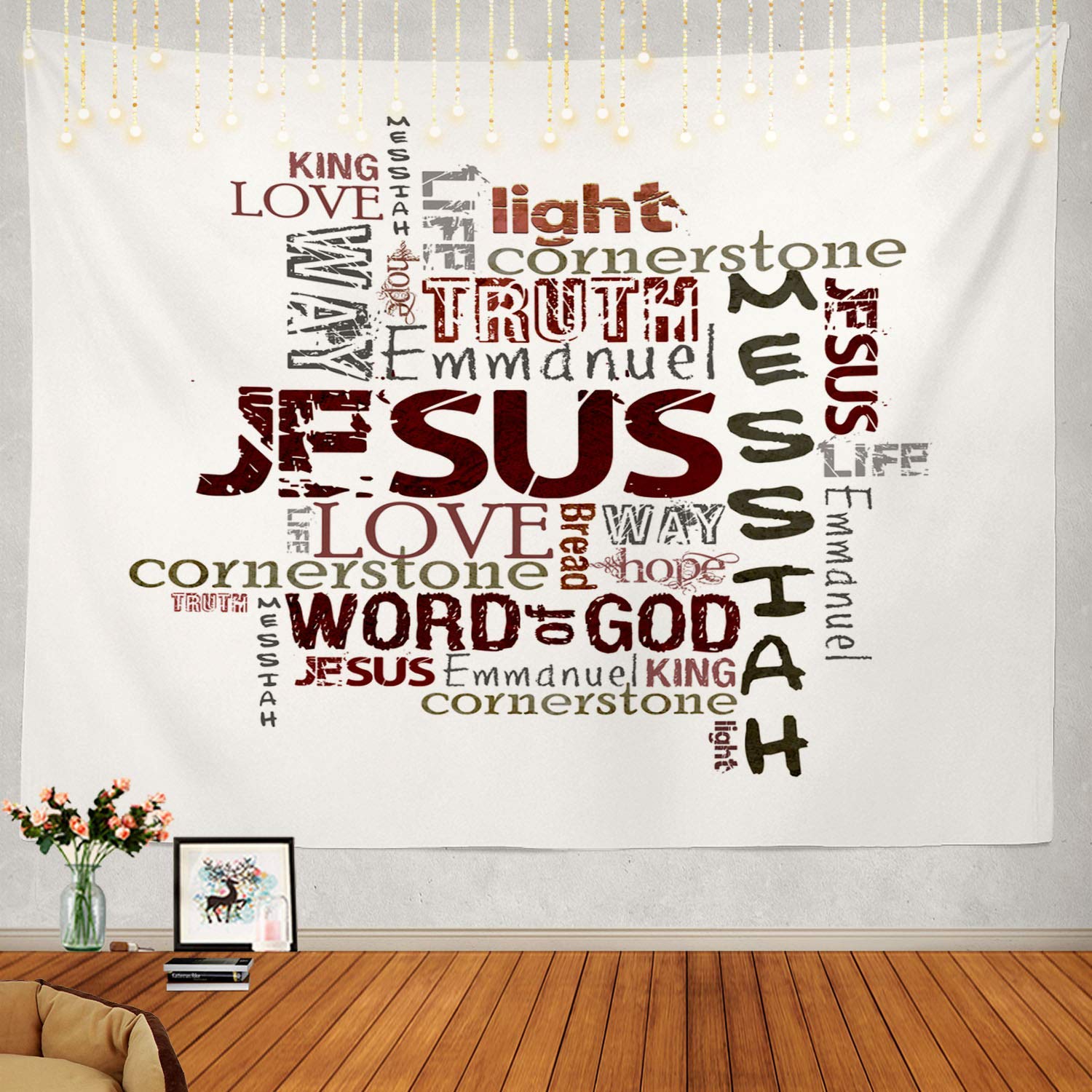 Christian Religious Words White Jesus Worship Chur... – Grandado