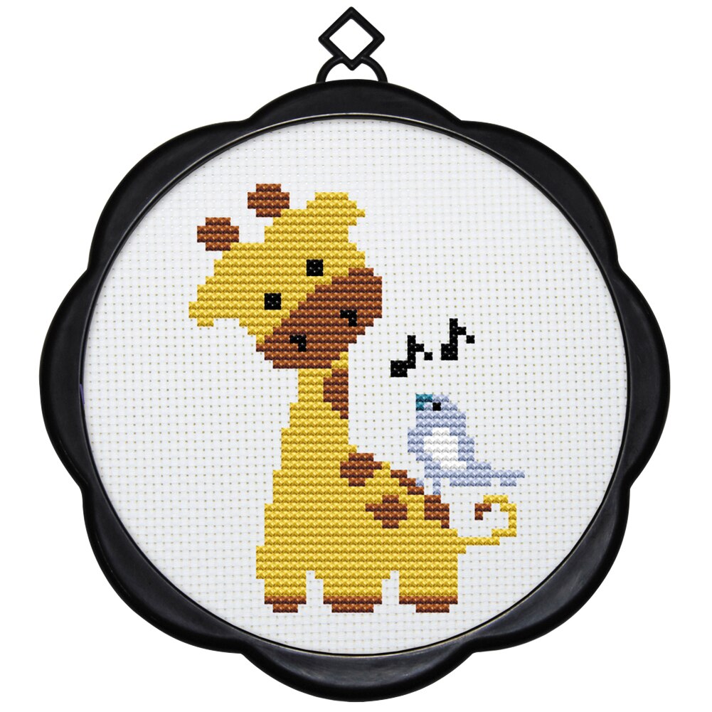 Little Animals Printed Cross Stitch Cotton Thread ... – Grandado