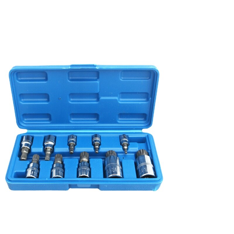 10Pcs XZN Triple Square Spline Bit Socket Set 3/8&... – Grandado
