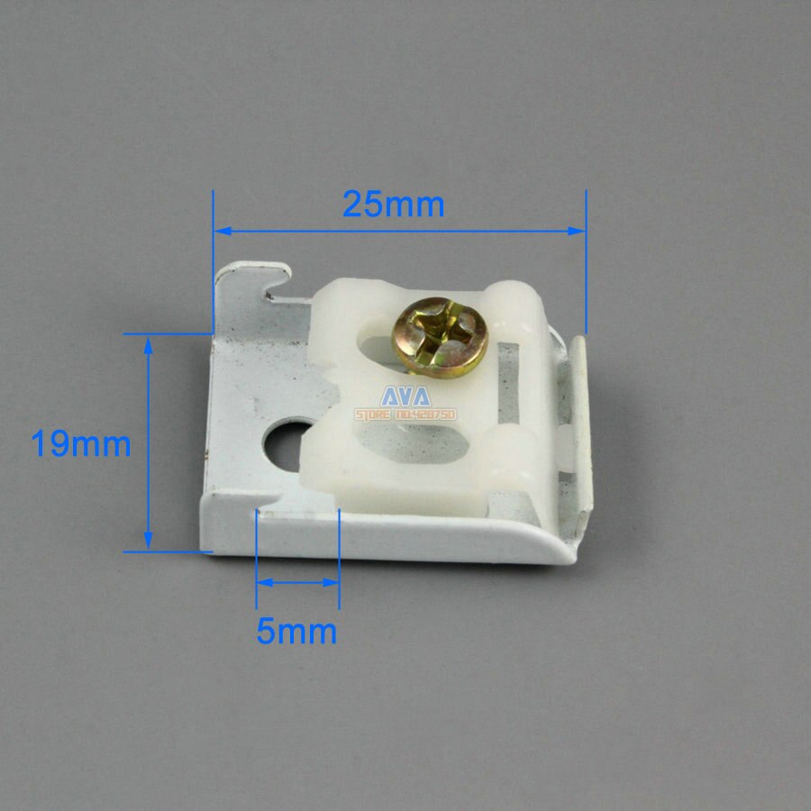 40 Pieces Curtain Track Bracket Curtain Track Brac... – Grandado