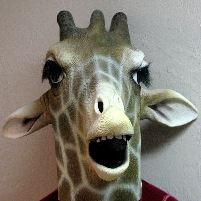 Halloween Party Cosplay Giraffe Head Masks Animal ... – Grandado