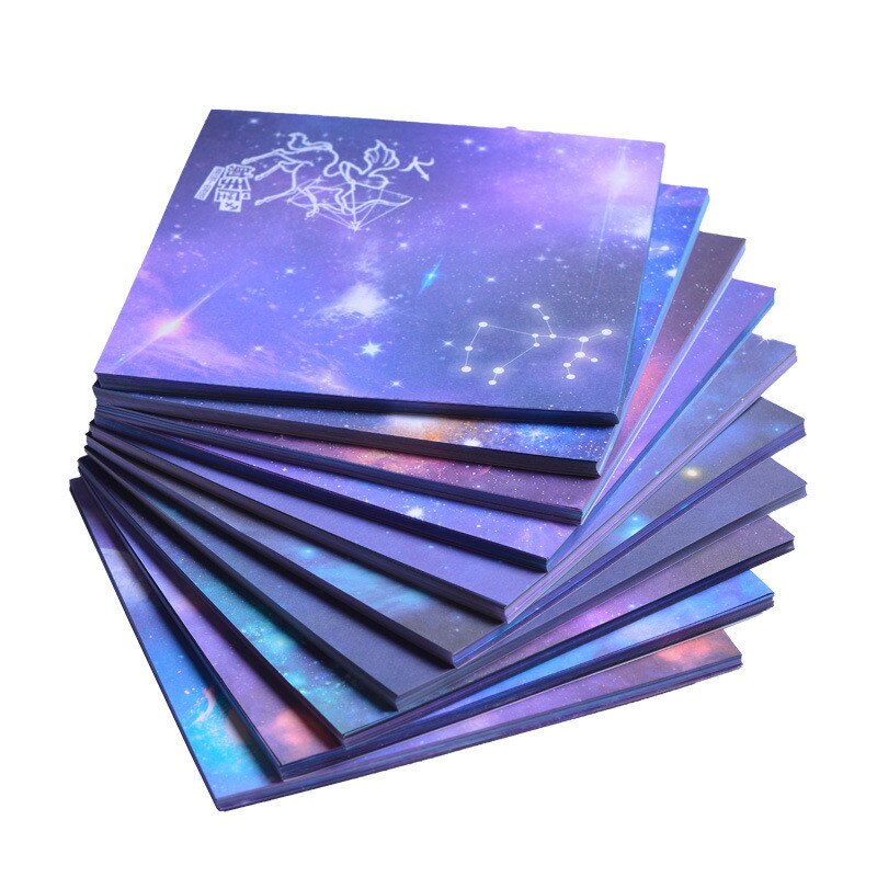100Pcs 15cm Cartoon DIY Starry Sky Paper Origami D... – Grandado