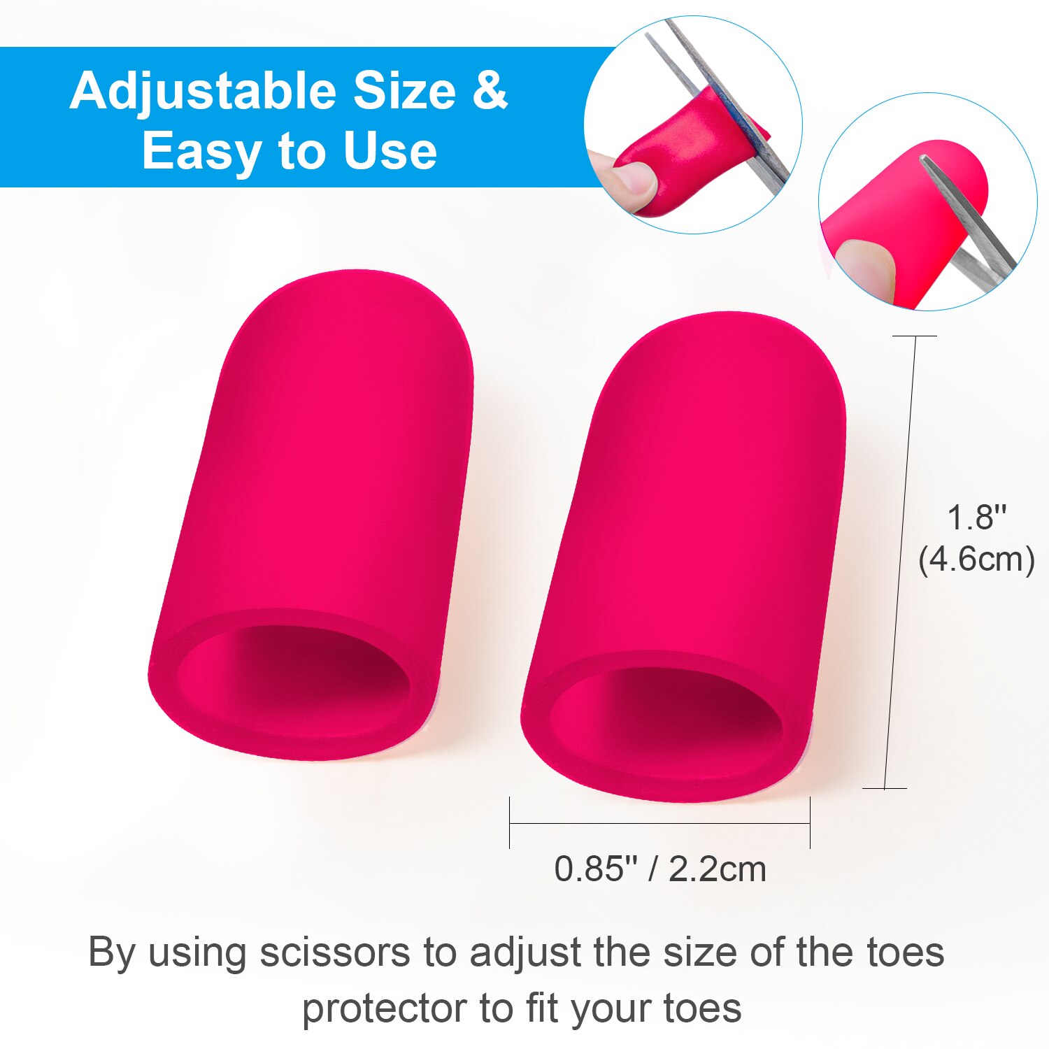 2pcs Foot Corn Remover Silicone Gel Soft Toe Prote... – Grandado