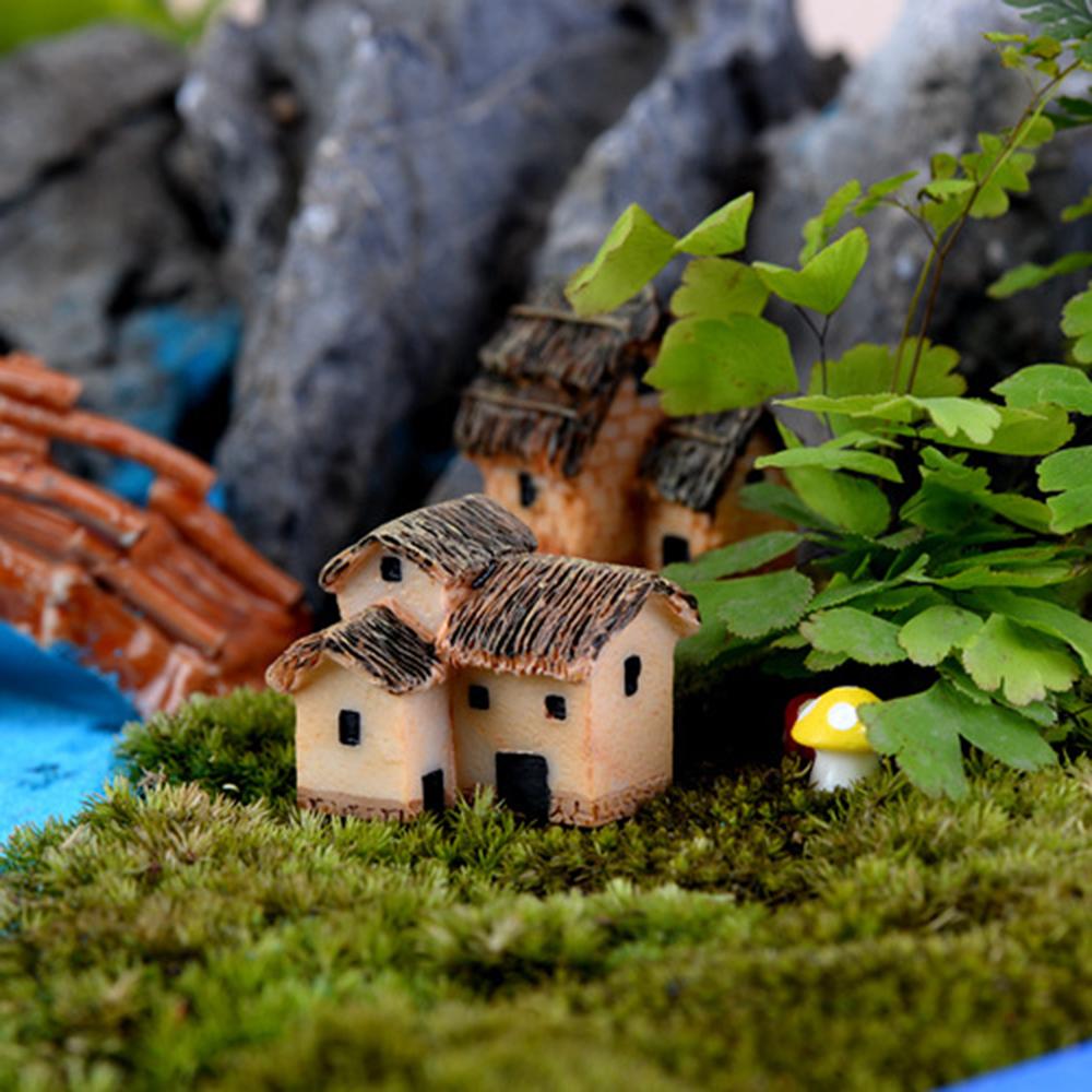 Resin Miniature House Small Hut Cottages Village L... – Vicedeal