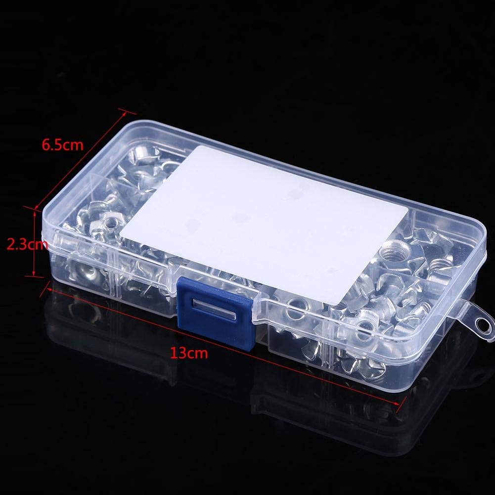 90pcs Four Pronged T Nuts Blind Inserts Nut for Wood Furniture M3/M4/M5 ...