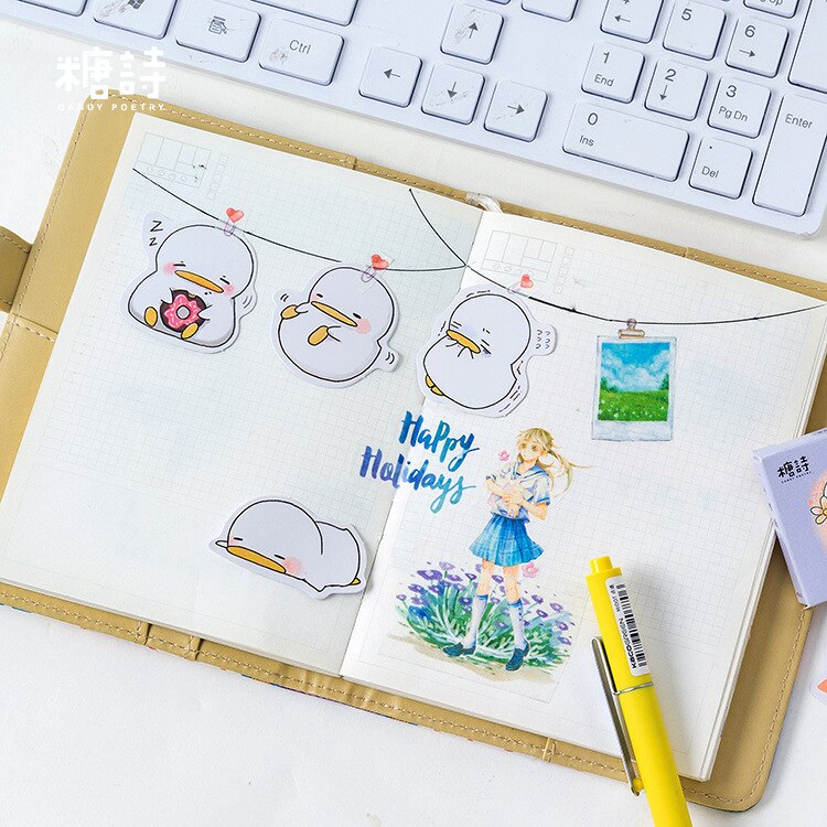 45 Pcs/lot Cute Little Duck Mini Sticker Decoratio... – Vicedeal