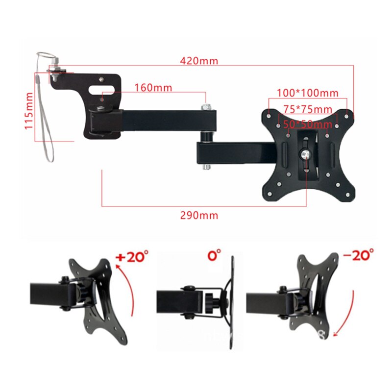 JayCreer Universal RV TV Mount With Locker,Max Loa... – Vicedeal