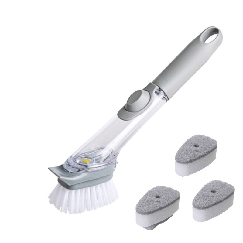Kitchen cleaning tools 2 in 1 long handle cleaning... – Grandado
