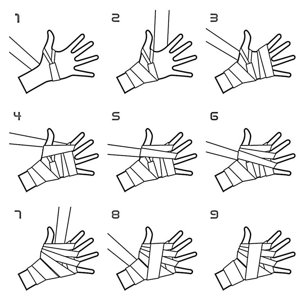 Elastic Handwraps For 2.5m Boxing Kickboxing Muay ... – Grandado