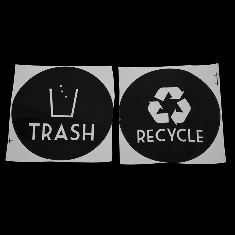3C-Recycle + Trash Vinyl Belettering Decal Sticker... – Vicedeal