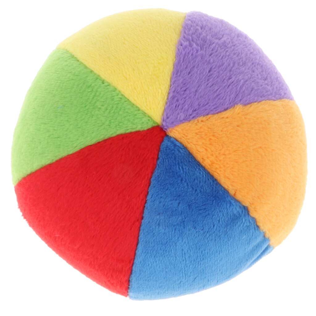 Colorful Sensory Soft Plush Ball Rattle, Hand Shak... – Grandado