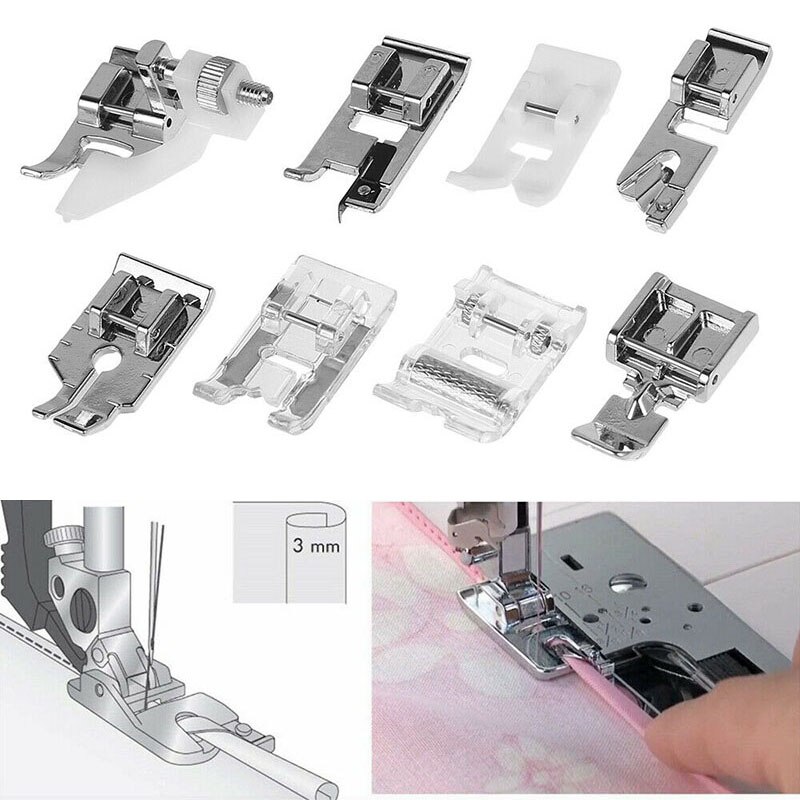 11Pcs/Set Sewing Machine Presser Feet Tool Kit Low... – Grandado
