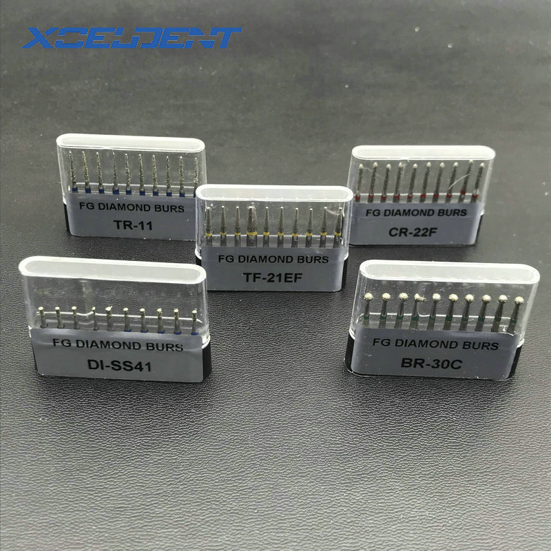 10pcs Dental Diamond Burs Drill Dia-burs Polishing... – Grandado
